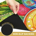 Waipfaru Summer Doormats Bohemian Sun Outdoor Mat Non Slip Rubber ...