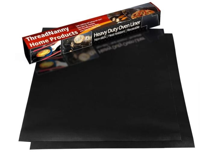 Large Thick Heavy Duty 2-Pack Nonstick Oven Liner Pads, 17" X 25" For ...