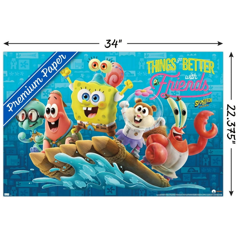 Cool Spongebob Three Friends