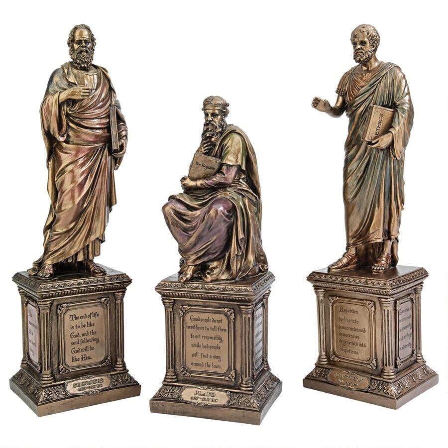 Design Toscano Master of Western Philosophy Statue: Set - Walmart.com