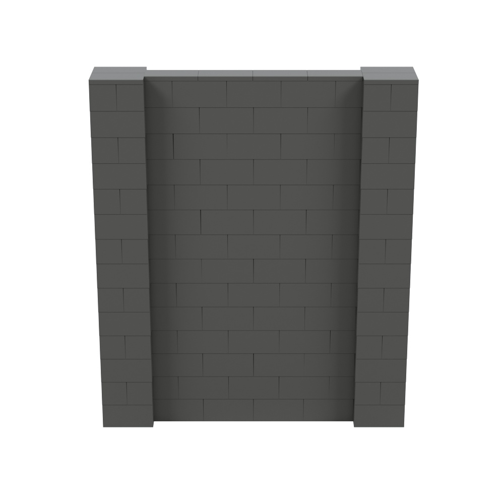 EverBlock 6’ x 7’ Wall Kit | Modular Building Blocks | Wall System for ...