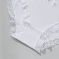 FITORON Womens Ribbed Lace Trim Panties, Mid Rise Stretchy Briefs ...