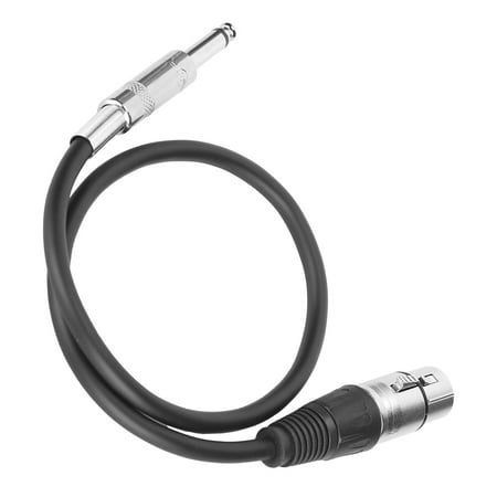 6.35mm Audio Cable, XLR To TRS Cable Balanced Interconnect 20 AWG Brass ...