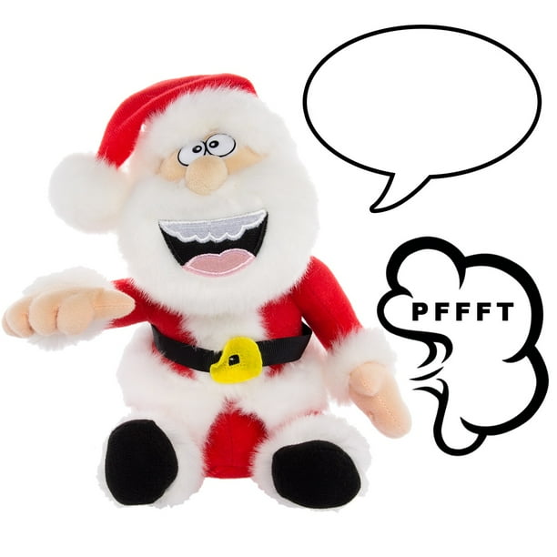 Simply Genius 8" Pull My Finger Santa Claus: Farting Talking Christmas ...