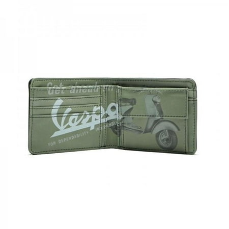 Vespa VPRL63 Wallet Eco Leather, Green - 3.5 x 4.7 in. | Walmart Canada