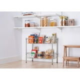 TRINITY EcoStorage 5-Tier Modular Wire Shelving with Baskets and Wheels ...
