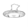 Ritastephens Sterling Silver Safety Chain Girls Children's Bangle ...