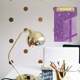 "Lohuatrd Acrylic Clipboards, Glitter Clipboard with Gold Clip, Bend ...