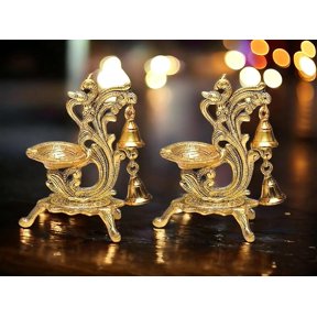 Kalsa Parai Puja Accessory Gifts Pooja Thali Om Gayatri Mantra Brass ...