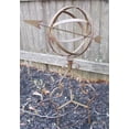 Large Metal Garden Sphere with Arrow and Stand - Walmart.com