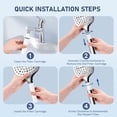 2 Pack Replacement Shower Filter Cartridges, 20-Stage Hard Water Filter ...