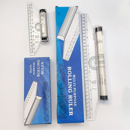 Langgg Rolling Parallel Ruler Universal Multifunctional Lightweight ...