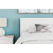 Signature Design by Ashley Onita Twin Panel Headboard, White Modern ...