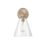 Millennium Lighting Aliza 1 Light Wall Sconce Modern Gold Gold Matte ...