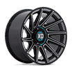 XD Wheels Heist XD818, 20x10 with 5 on 5 Bolt Pattern - Black ...