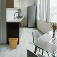 BESTYASH Versatile Light Brown Plastic Woven Trash Basket for Kitchen ...