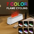 BOZLUN Colorful Flame Fire Diffuser Humidifier with Remote Control ...