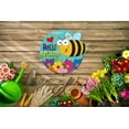 WaaHome Spring Decorations for Home, Colorful Flowers Bee Hello Spring ...