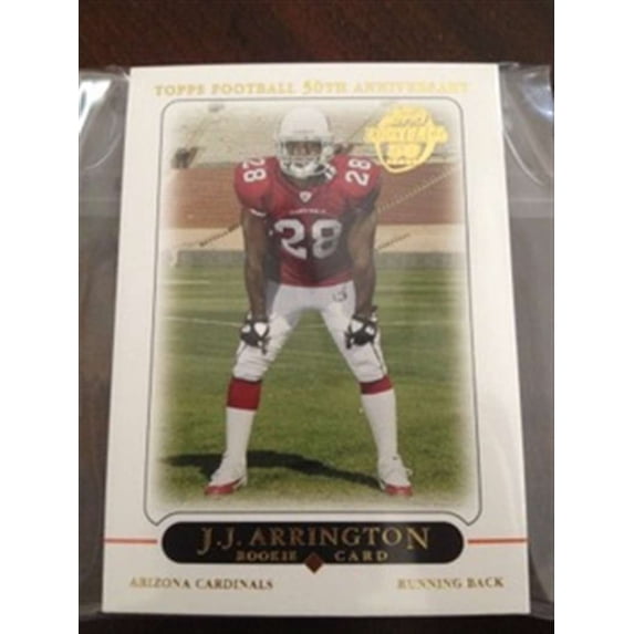 2005 Topps Football Arizona Cardinals Team Set J.J. ARRINGTON RC ...