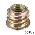 Threaded Insert Nuts Zinc Alloy Hex Socket M8 Internal Threads 10mm ...