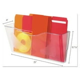 deflecto DocuPocket Landscape Wall File Pocket, Large Files/Tabloid ...