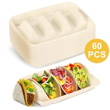 Taco Holder Stand - 24 Packs (Non-Toxic, BPA Free - Dishwasher ...