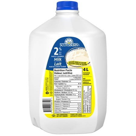 Scotsburn 2% Partly Skimmed Milk | Walmart Canada