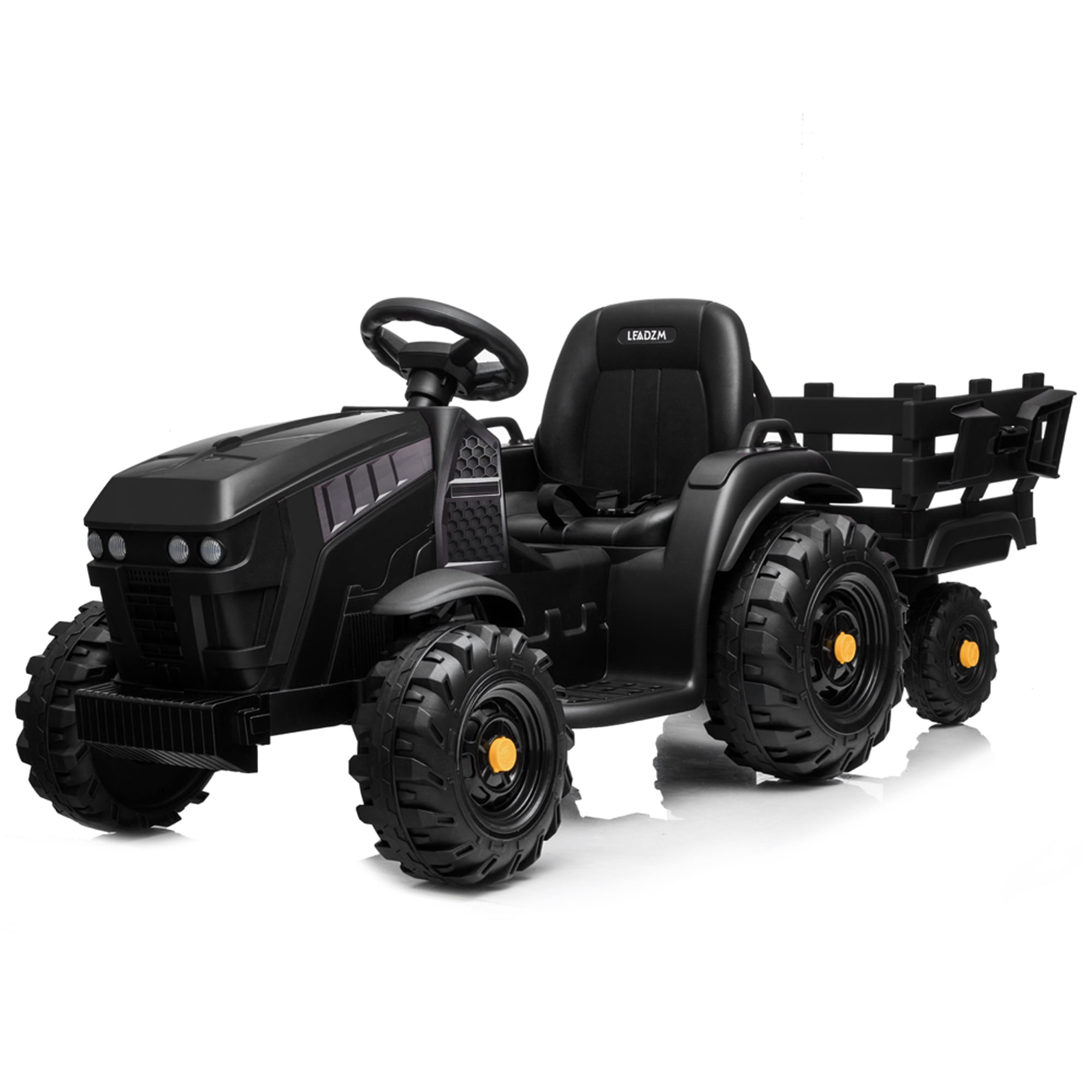 Ride On Tractor With Trailer For Kids Electric 2 Speeds Car Vehicle ride-on-tractor-with-trailer-for-kids-electric-2-speeds-car-vehicle
