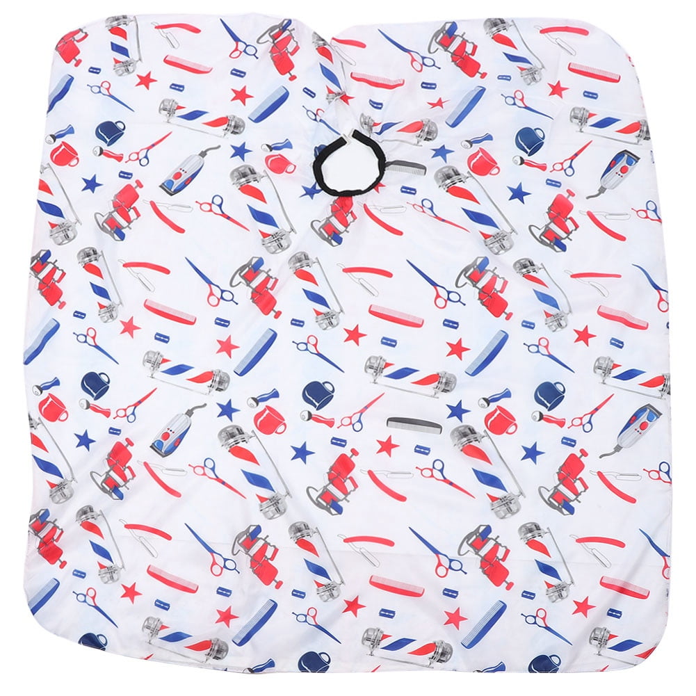 Tebru Fashionable Barber Shop Hairdressing Cape Hair Cutting Apron Hair ...