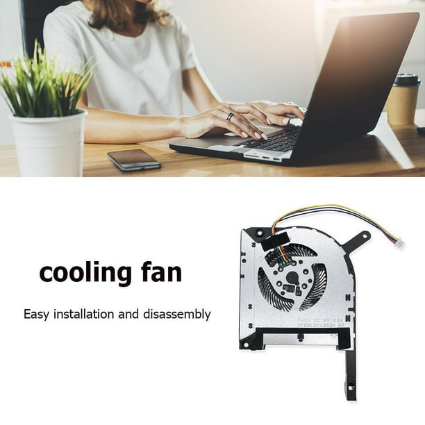 jinnoda GPU Laptop Cooling Fan for ROG TUF Gaming FX505/A15 FA506IU (02 ...