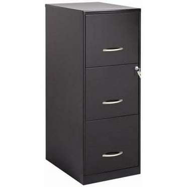 4 Drawer Vertical Wood Lockable Filing Cabinet, Espresso - Walmart.com