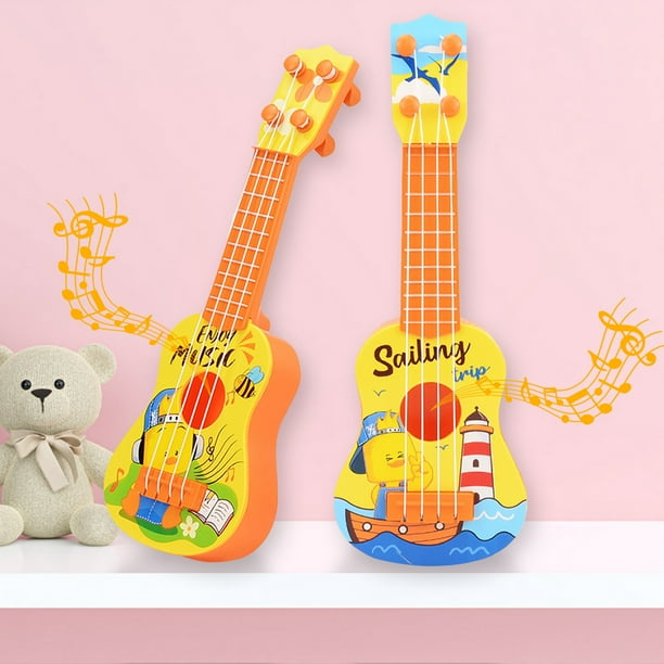 Peggybuy Kids Ukulele Toy Portable Small Guitar Model for Festival ...