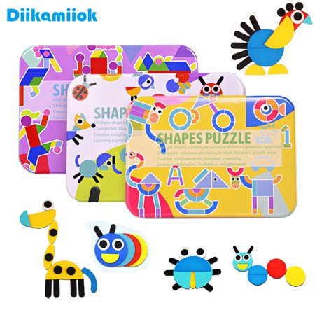 Diikamiiok 3D puzzles with interesting shapes, suitable for children ...