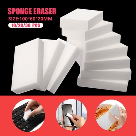 Smilepp 10 Pieces Sponge Eraser Bathroom Bathtub Flexible Scrubber ...