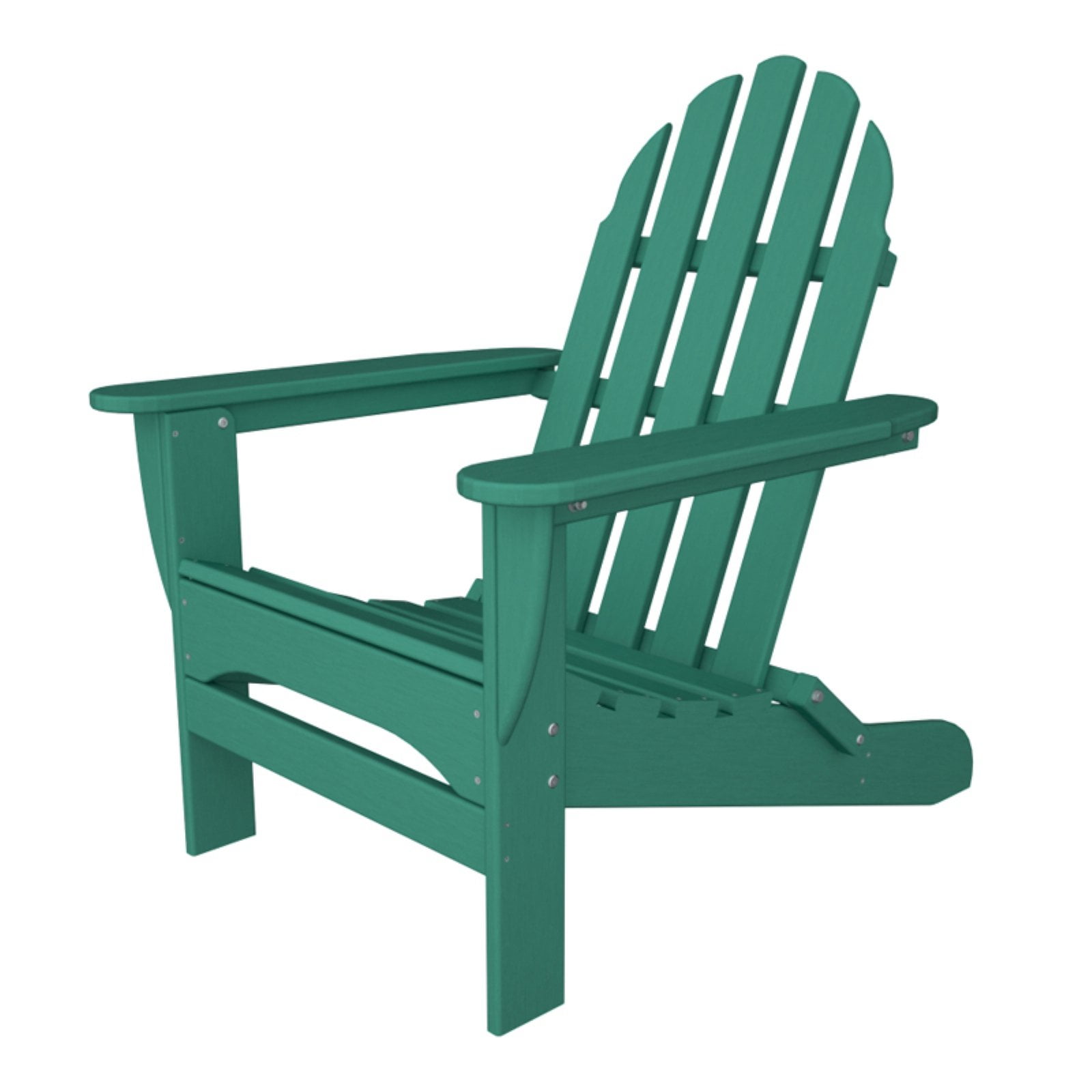 POLYWOOD® Classic Recycled Plastic Foldable Adirondack Chair - Walmart.com
