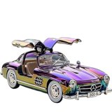 1:24 Mercedes-Benz 300SL Electroplated Version Alloy Car Diecast Metal ...