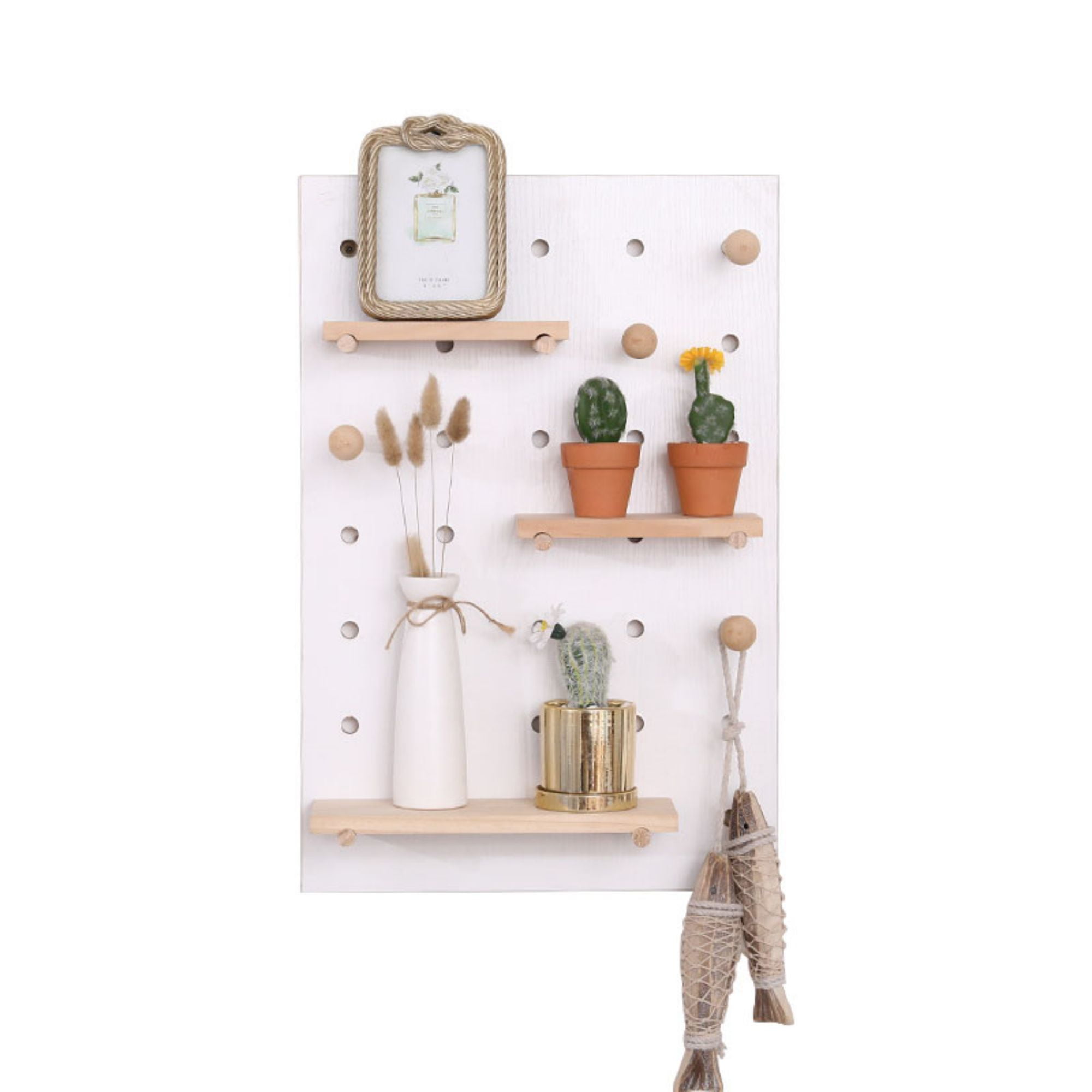 Pegboard Display Pegboard Kits White Peg Board Wall Mount Organizer ...