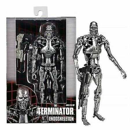 Neca Terminator T800 Endoskeleton Action Figure 7" Arnold ...