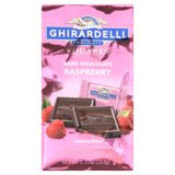 GHIRARDELLI Dark Chocolate Raspberry Candy Squares, 5.32 oz Bag ...