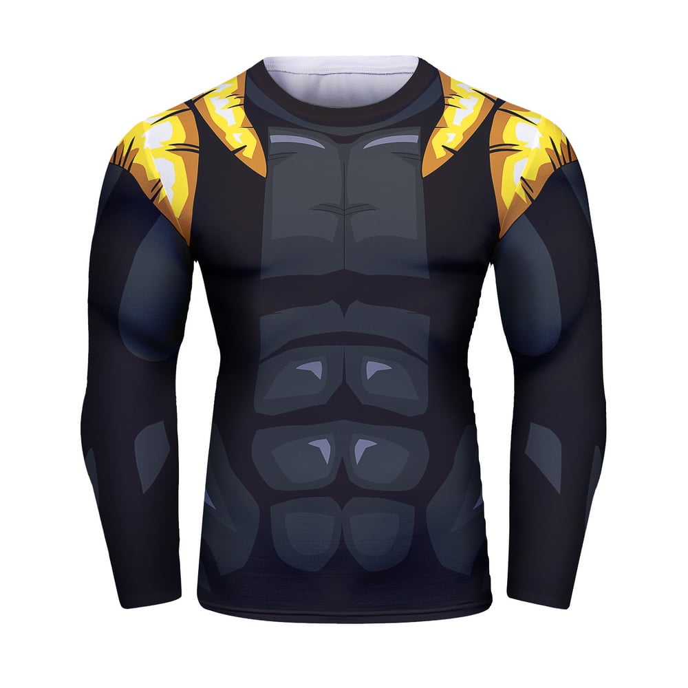 CosFitness Anime Workout Shirt, Funny Cosplay 3D Muscle Gym Clothes ...