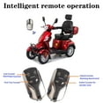 Xmatch All-Terrain Motorized Medical Mobility Scooter, 4-Wheel Heavy ...