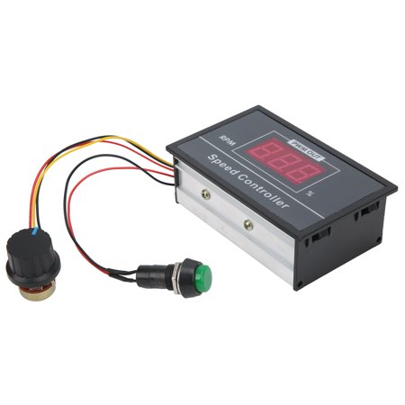 Motor Speed Controller, PWM Speed Controller ABS+Aluminium Alloy PWM DC ...