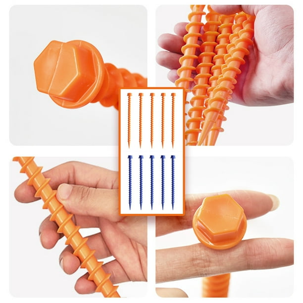 10 Pieces Mountaineering Tent Plastic Ground Nails Mountaineering Tent ...