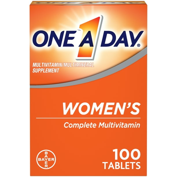 One A Day Women's Multivitamin Tablets, Multivitamins for Women, 100 Ct ...