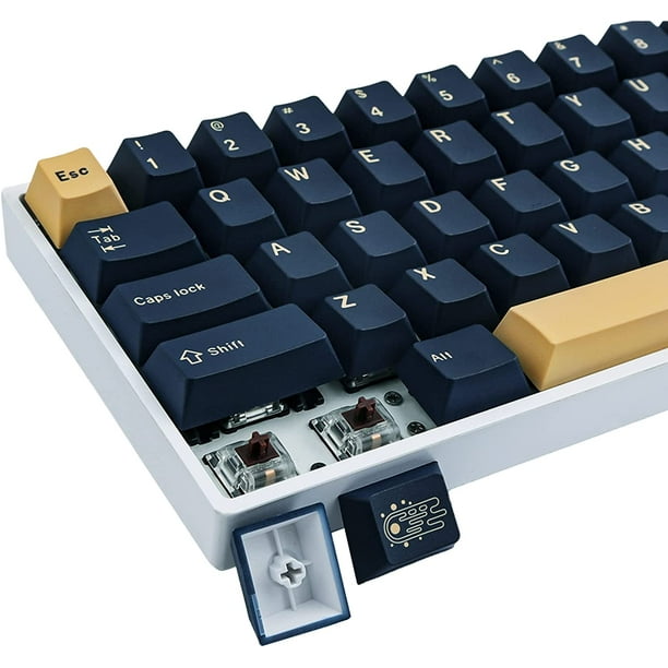 Wunzkii 130 Keys PBT Keycaps Stargazing Keycaps Dye-Sublimation Cherry ...