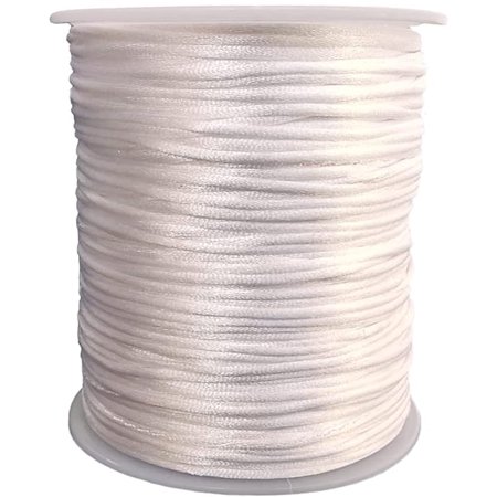 1.5 mm Nylon Satin Cord Beading Braided Thread String for Macrame ...