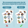 30 Sheets Clear Printable Sticker Paper for Inkjet Printer, 8.5x11 ...