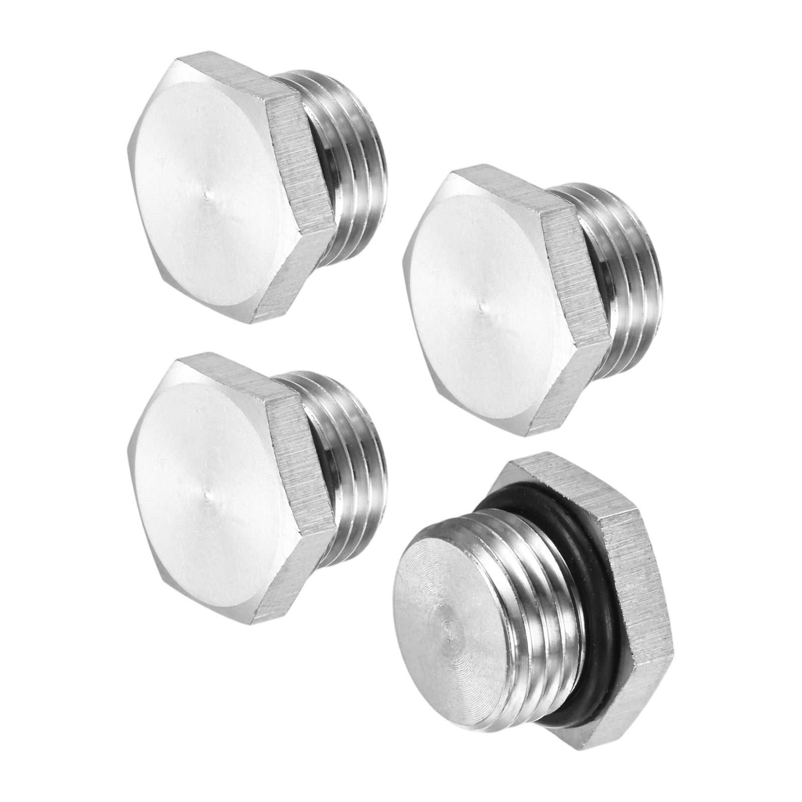 Click here for Uxcell 4-Pack Outer Hex Head Thread Pipe Plug Fitt... prices