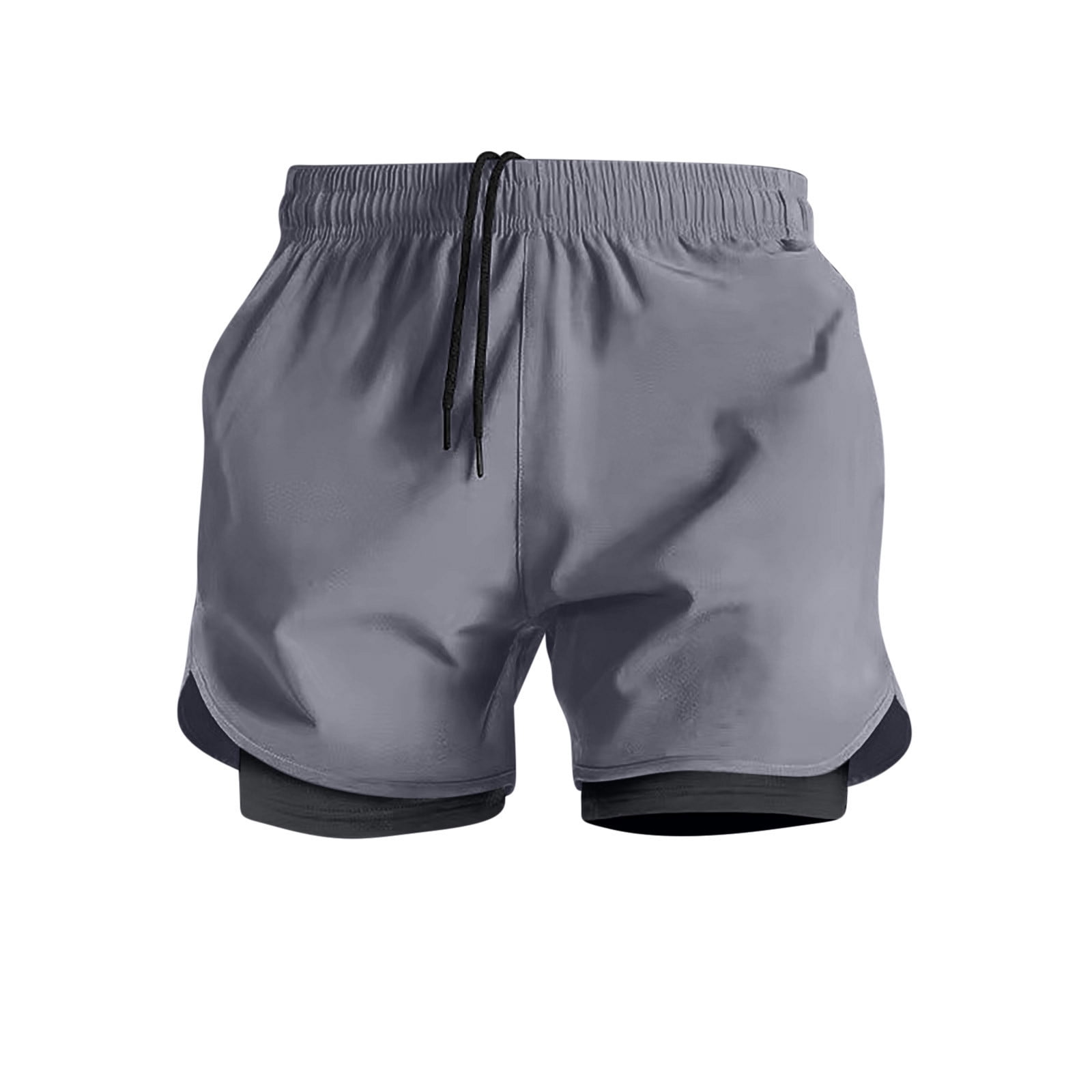 Click here for Cfhntfmh Mens 2 In 1 Running Shorts Breathable Act... prices