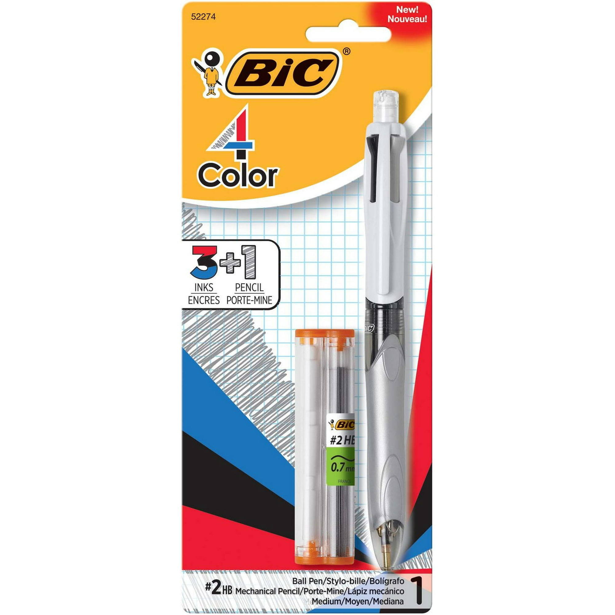 Click here for Bic 4-Color 3+1 Ballpoint Pen And Pencil  Medium P... prices